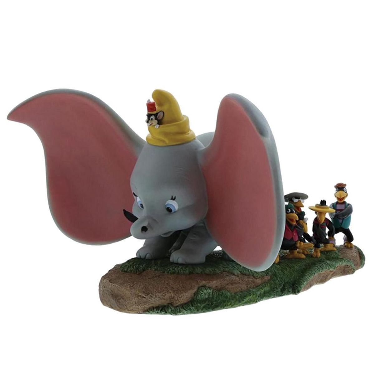 Figurine Dumbo Disney - Timothy, Jim Crow et ses frères