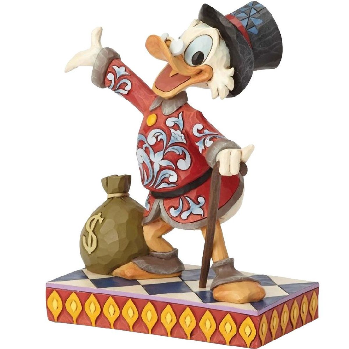 Figurine Oncle Picsou avec son sac d'or - Disney Traditions