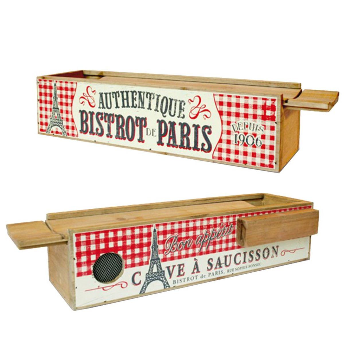 Cave à saucisson avec couteau Bistrot de Paris