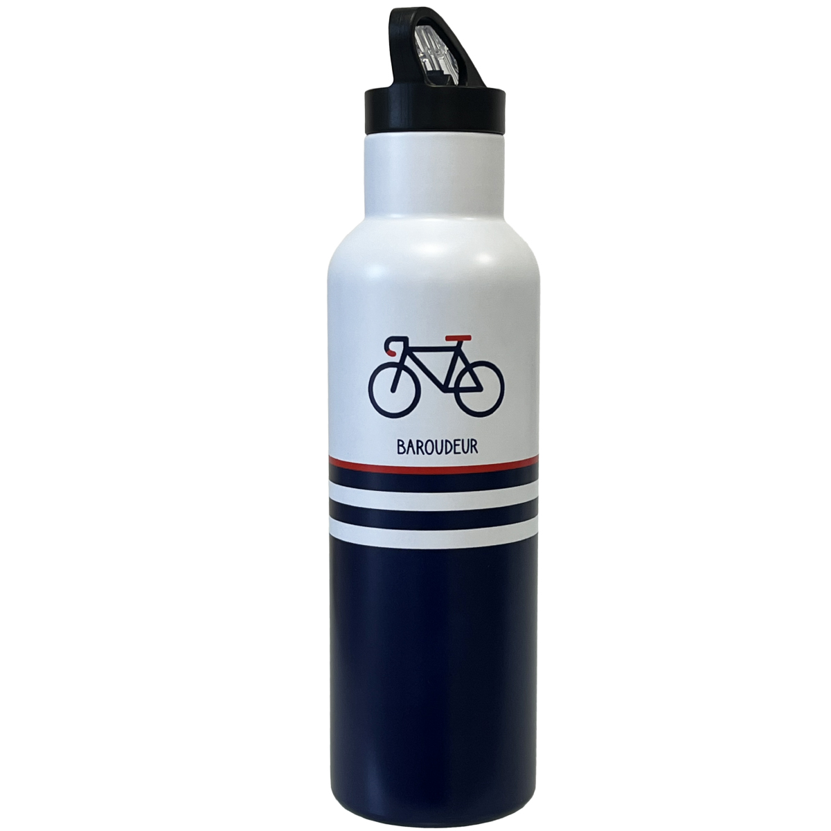 Gourde isotherme bouchon sport Baroudeur à vélo - 590 ml