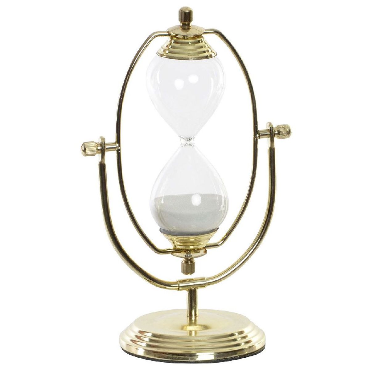 Sablier rétro métal et verre - 24 cm