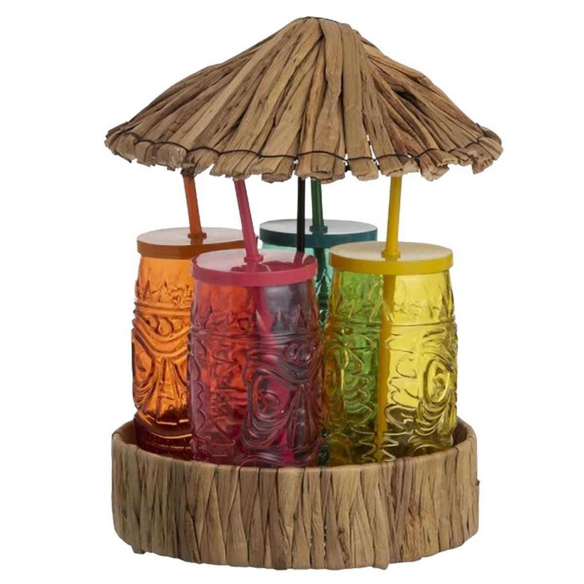 Support Verre et 4 Verres Hawaii