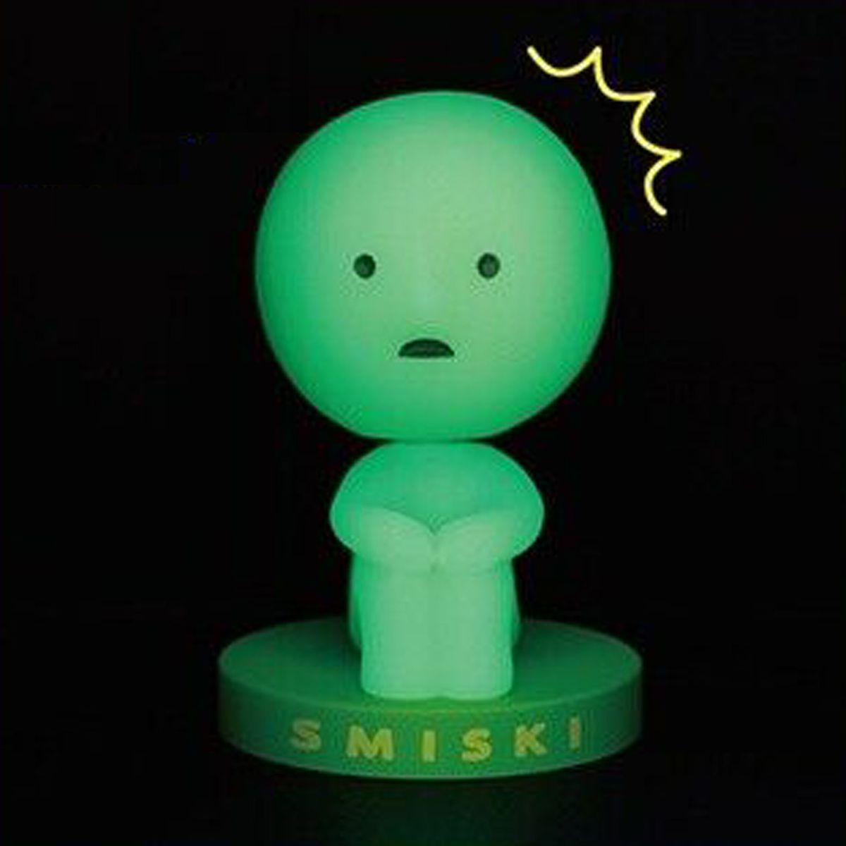 Smiski Bobbing Head phosphorescente - A genoux