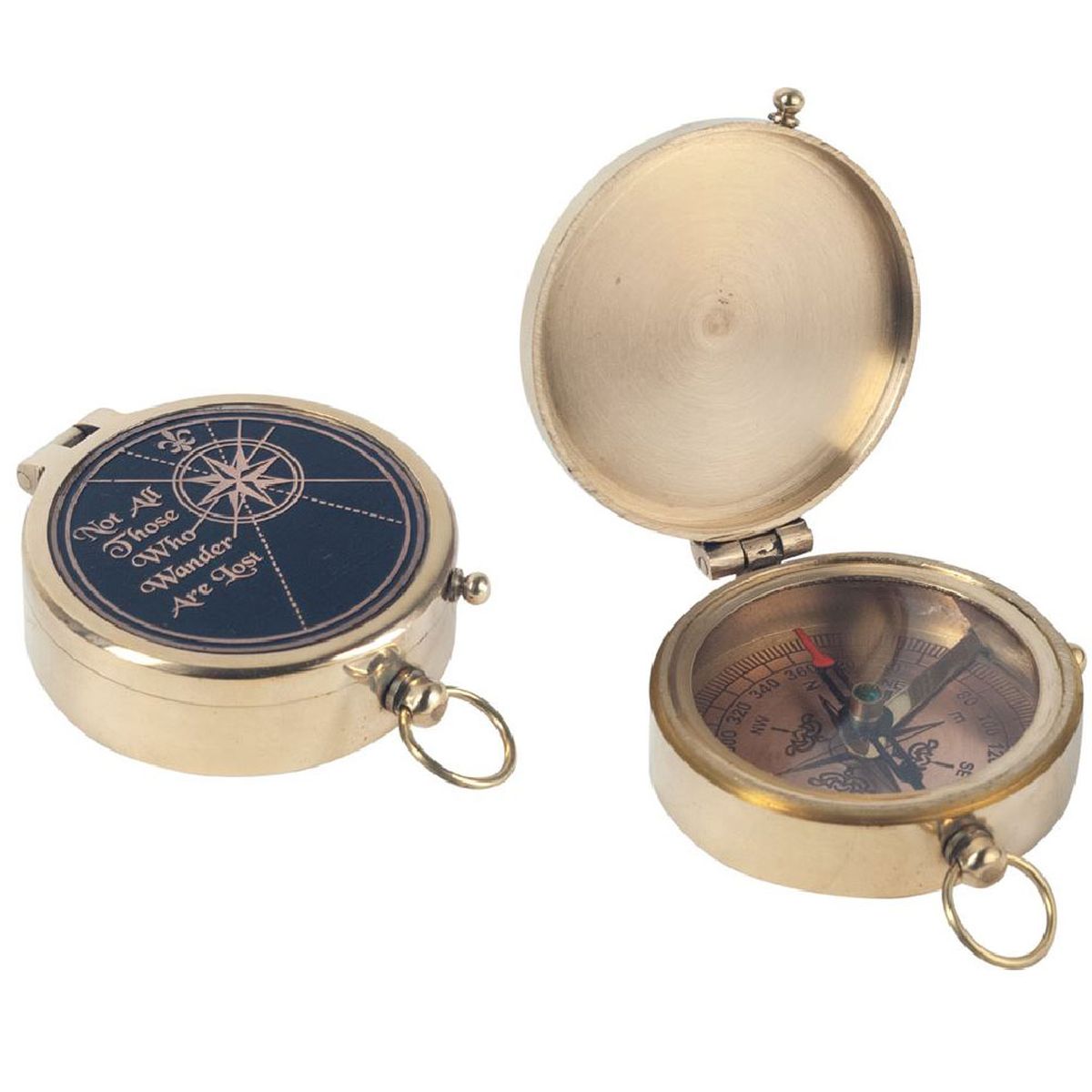 Boussole décorative et utilitaire en Laiton