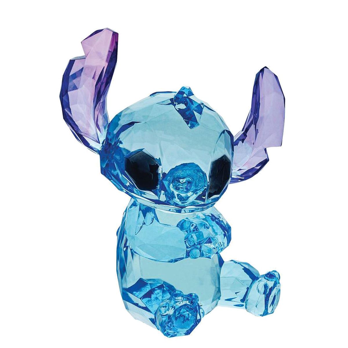 Figurine Stitch Cristal de collection en acrylique facetté