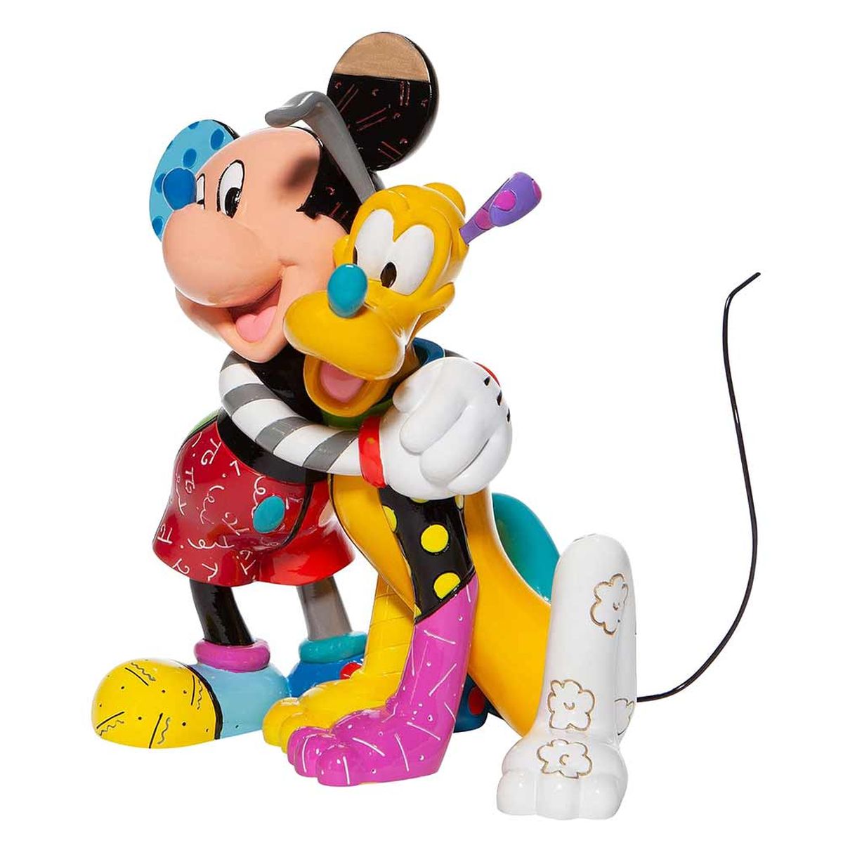 Figurine de Collection Mickey et Pluto par Romero Britto